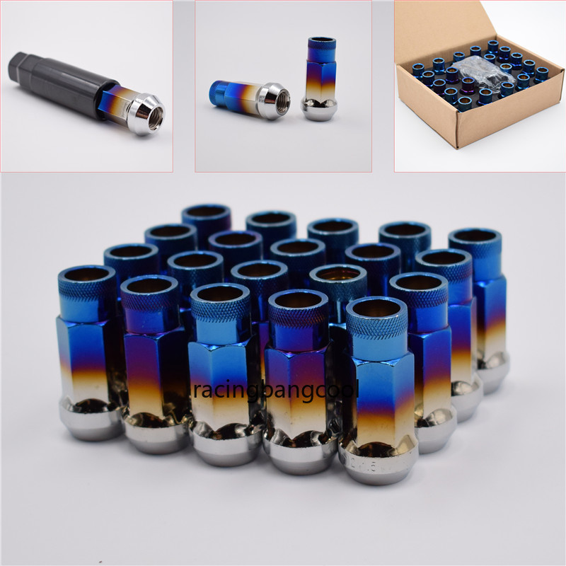 M12X1.25 Roasted Blue Wheel Nuts Wheel Lug Nuts Wheel Rim Nuts With ...