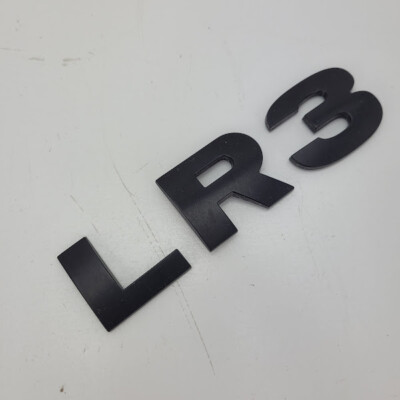 2006 Land Rover Range LR3 Rear Trunk Emblem Logo Letters Black OEM | eBay