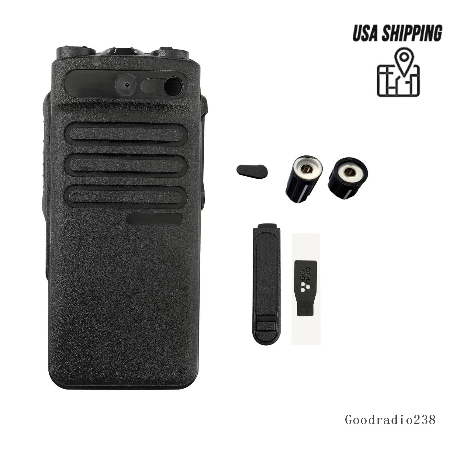 Black Front Housing Case Cover Compatible with XPR3300e XPR Handheld ...