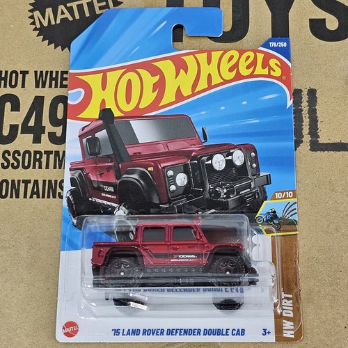 2025 HOT WHEELS MAINLINE CASE J '15 LAND ROVER DEFENDER DOUBLE CAB HW ...