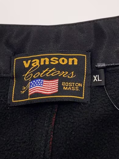 VANSON Bonded Single Rider Jacket/ XL/ Polyester/ Red/ All-Over Print ...