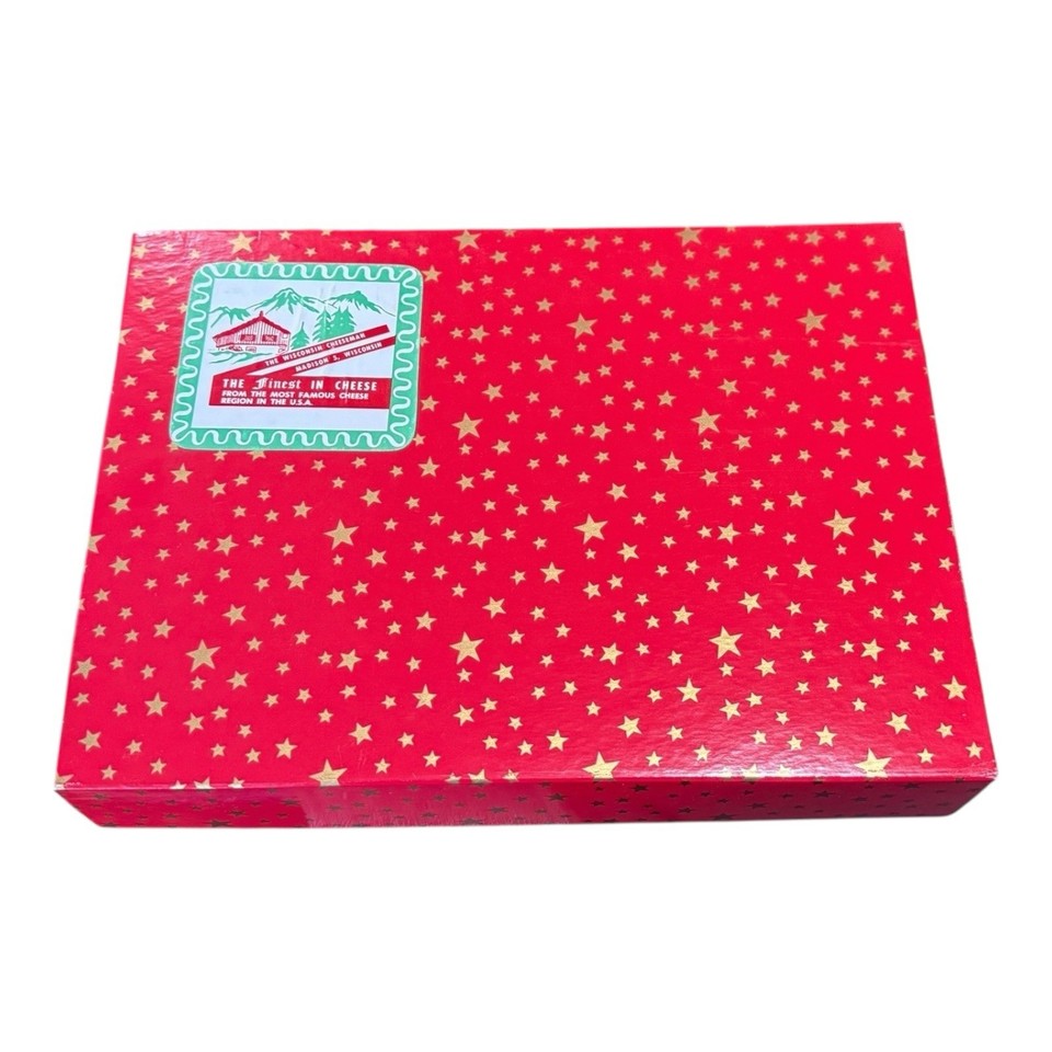The Wisconsin Cheeseman Christmas Gift Box 1960s The Finest In Cheese ...