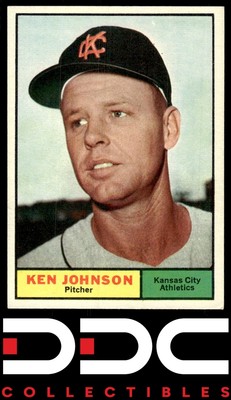 1961 Topps #24 Ken Johnson | eBay