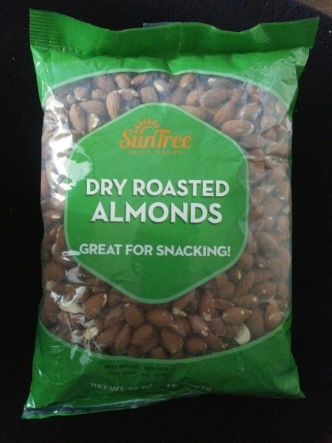 Fresh Roasted Unsalted Almonds 2 LB Dried Suntree Snacks Food for sale ...