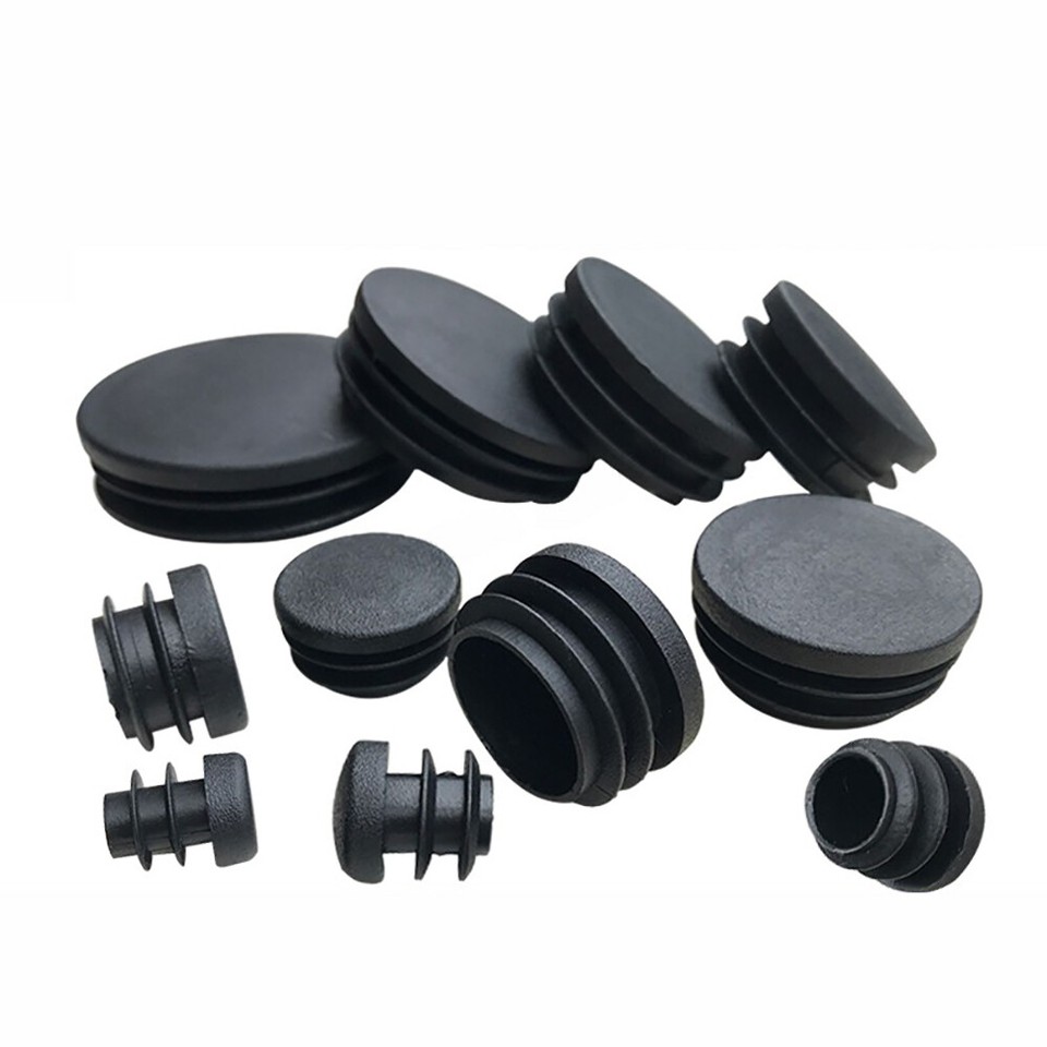 Round Plastic Tube End Caps Insert Bungs Blanking Plugs Stoppers, Chair ...