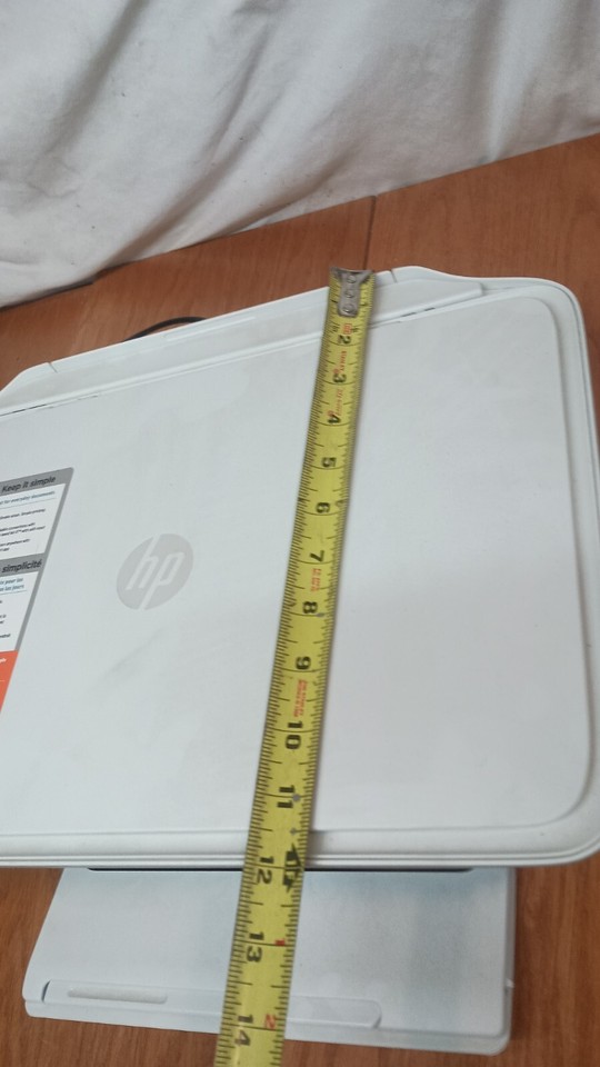 HP DeskJet 2652 All-in-One Color Inkjet Printer White for parts or ...