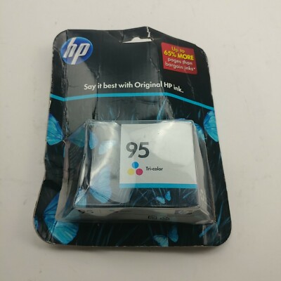 HP #95 C8766WN Color Ink Cartridge Genuine New Sealed Box exp: jan 2012 ...