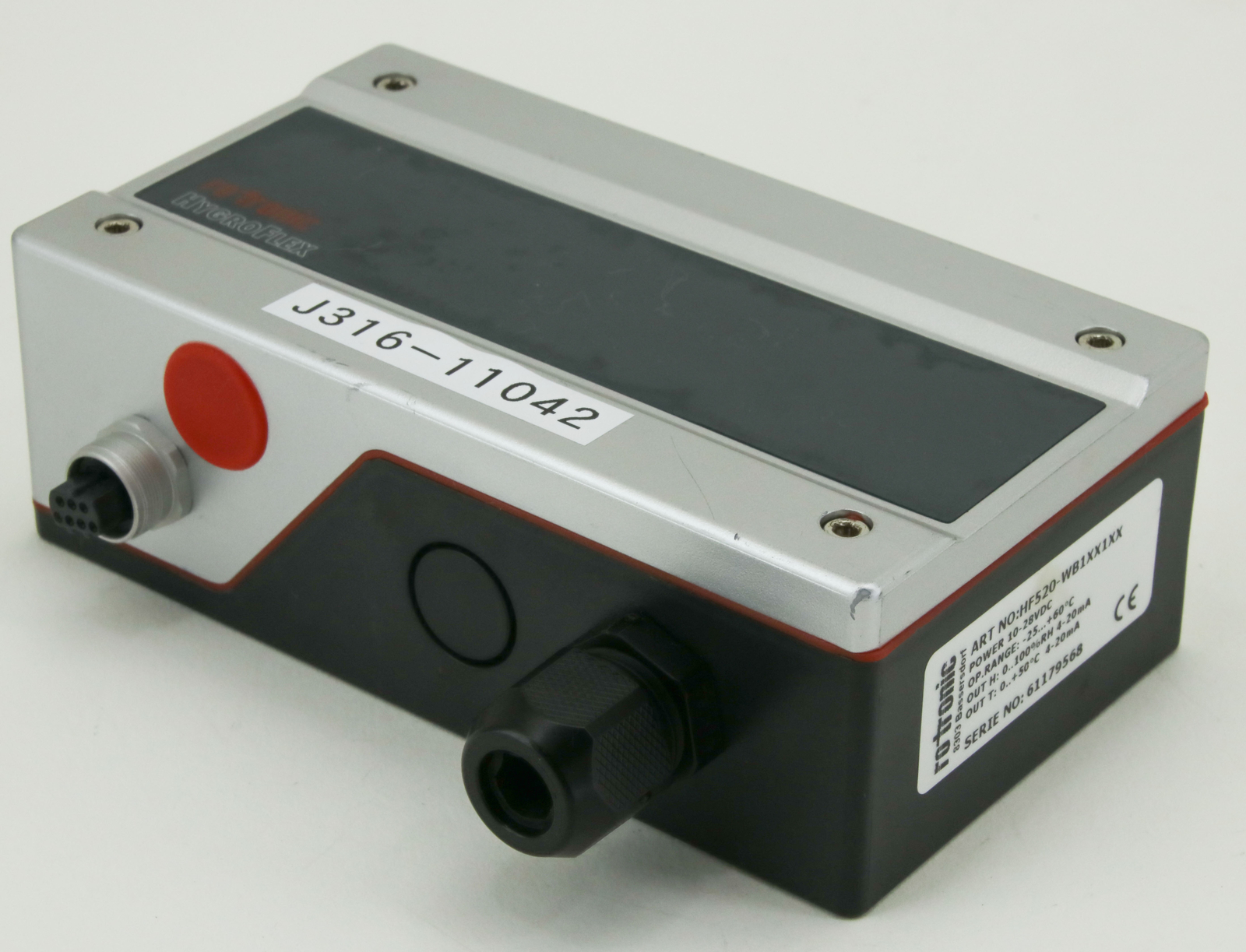 11042 ROTRONIC HYGROFLEX HUMIDITY TEMPERATURE TRANSMITTERS HF520 ...