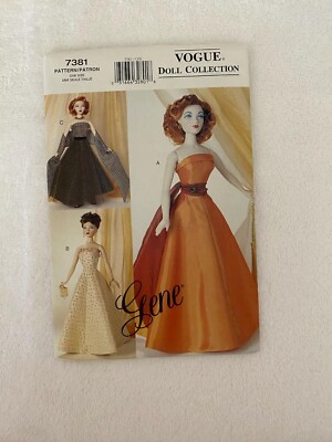 New & Uncut Gene Vogue Doll Pattern 7381 | eBay
