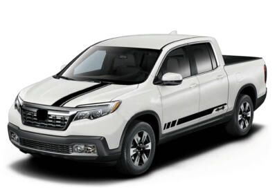 Graphic Racing Sport Stripe Car Hood Side Sticker Kit Honda Ridgeline ...
