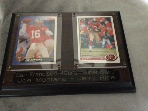 Jose Montana/Jerry Rice Super Stars Wall Plaque | eBay