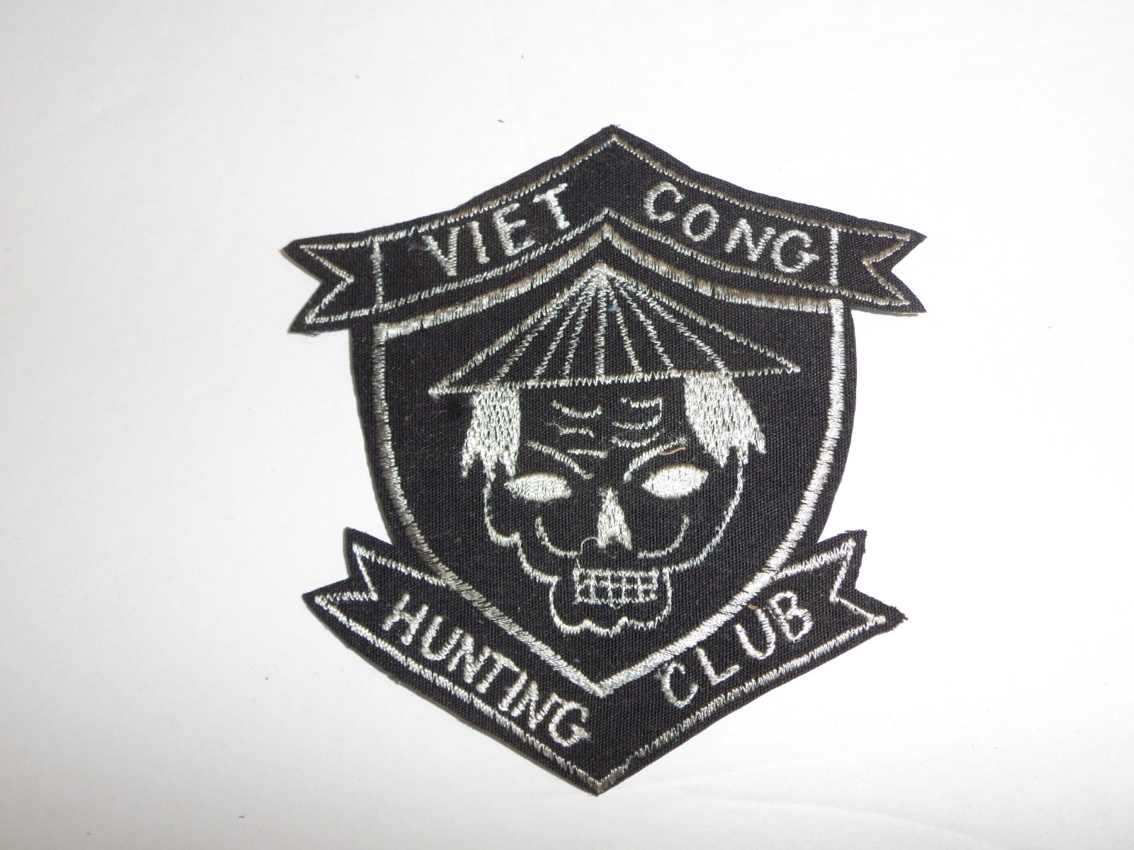 b4711 US Vietnam Novelty Patch Viet Cong Hunting Club Black IR4C | eBay