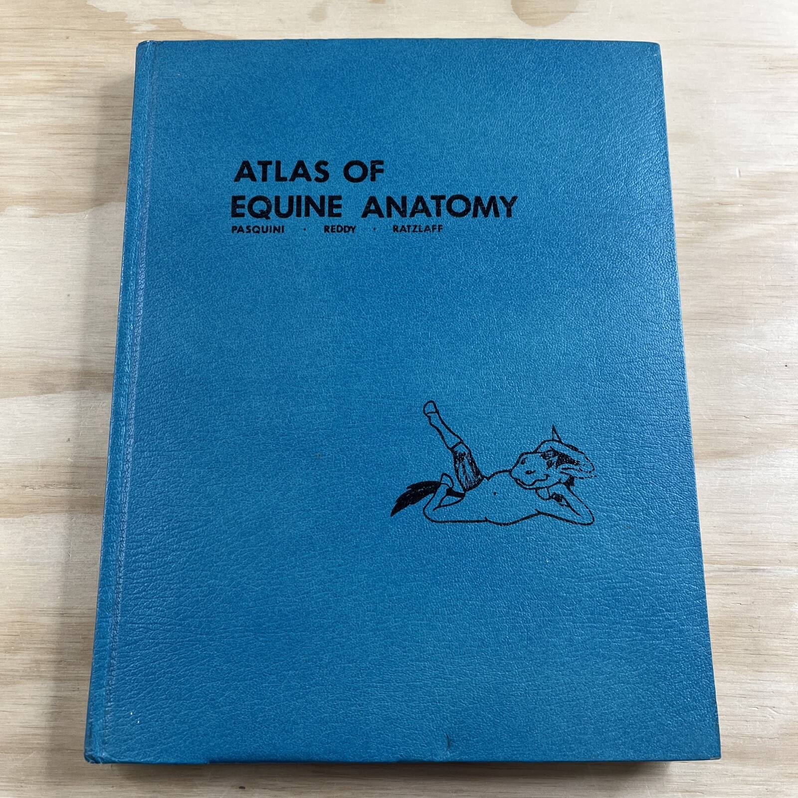 ATLAS OF EQUINE ANATOMY By Pasquini, Reddy, Ratzlaff 1978 HC 1st ...