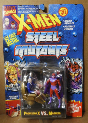 (MARVEL COMICS) X-MEN STEEL MUTANTS (PROFESSOR X VS MAGNETO) 1994 TOY ...