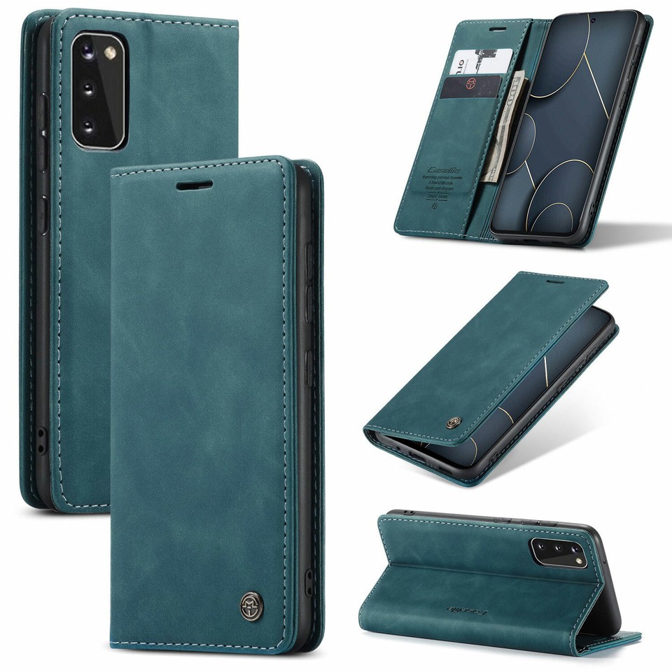 For Samsung Galaxy S20 FE 5G Magnetic Flip Leather Card Wallet Phone ...