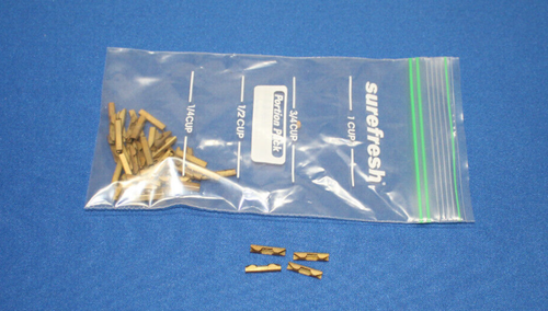 Atlas Eldon Lionel HO Scale Slot Car Track Connectors lot of 35 Brass ...