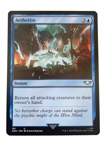 Aetherize Mtg Warhammer 40k NM 191 Magic Gathering Rare 1x | eBay