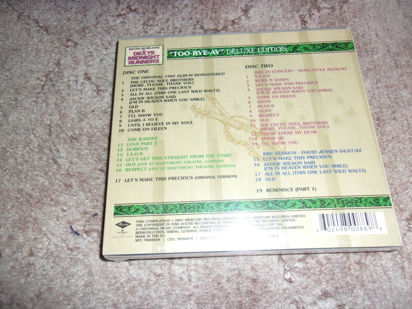 Dexys Midnight Runners - Too-Rye-Ay (2007) for sale online | eBay