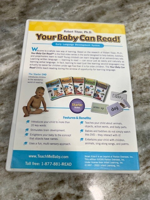 Your Baby Can Read Early Language Development DVD Ages 3 months - 5 ...