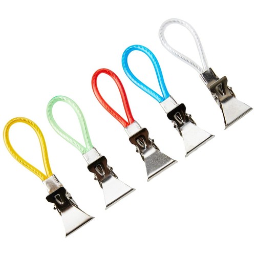 Chef Aid Kitchen Tea and Bath Towel Clips Hooks Loops Hangers Pack of 5 ...