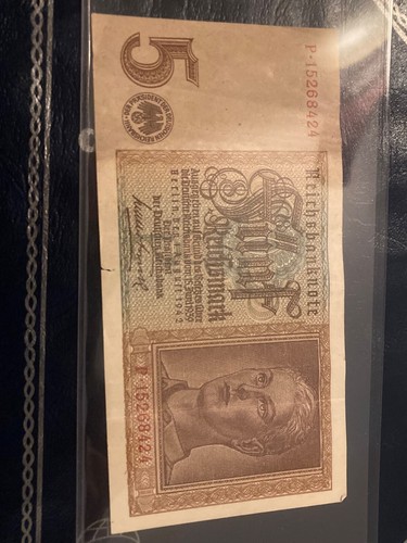 GERMANY DEUTSCHE REICH BANK - 5 REICH MARK 1942 VERY NICE NOTE | eBay