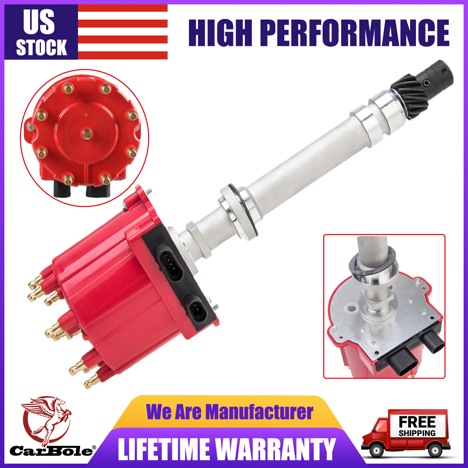 Ignition Distributor for Chevy GMC C/K Pickup Truck Van Camaro 5.0L 5 ...