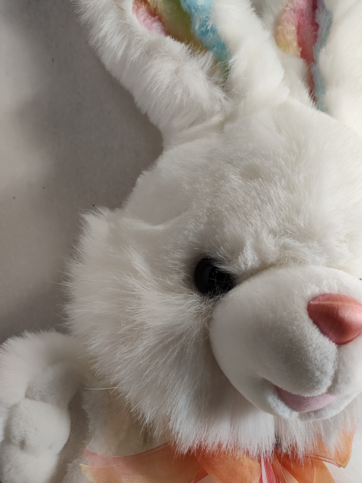 Dan Dee Hoppy Hopster Collectors Choice 22" Easter Bunny Rabbit Rainbow ...