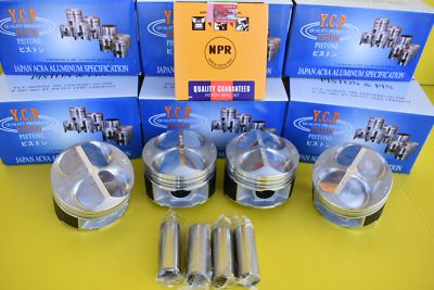 YCP Honda Civic Type R CTR High Compression Pistons + NPR Rings 82MM ...