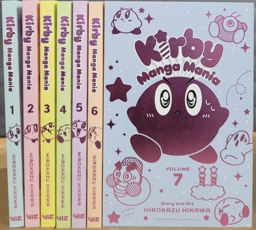 Kirby Manga Mania Vol 1-7 English Manga Graphic Novels Viz Media Brand ...