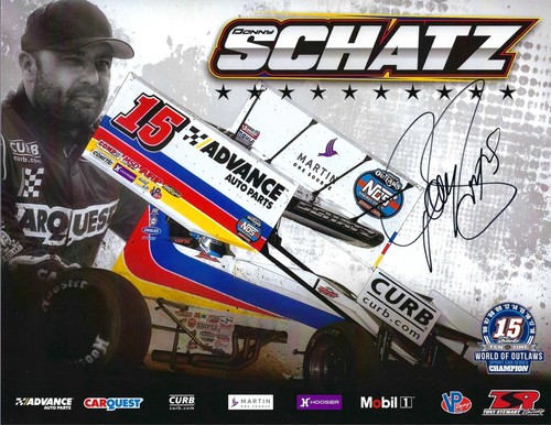 2025 Donny Schatz #15 Advance Auto Parts Sprint Car Hero/Handout Card ...