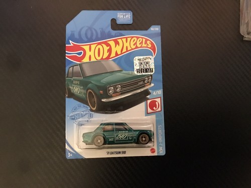 2021 Hot Wheels Super Treasure Hunt 71 Datsun 510 - Factory Sticker | eBay