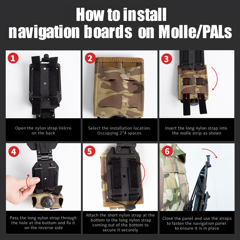 FMA Navigation Board Rotary Tactical Phone Case Universal Chest Phone ...