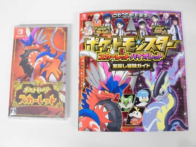 Nintendo Switch Pokemon Scarlet & Adventure Guide book Japan NEW | eBay