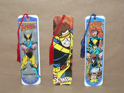 XMEN Bookmarks CHOICE Wolverine Cyclops 4 Character | eBay