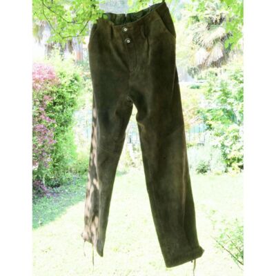 Pantalon tg.152 Cuir Lederhosen Tyrolien Garçon | eBay