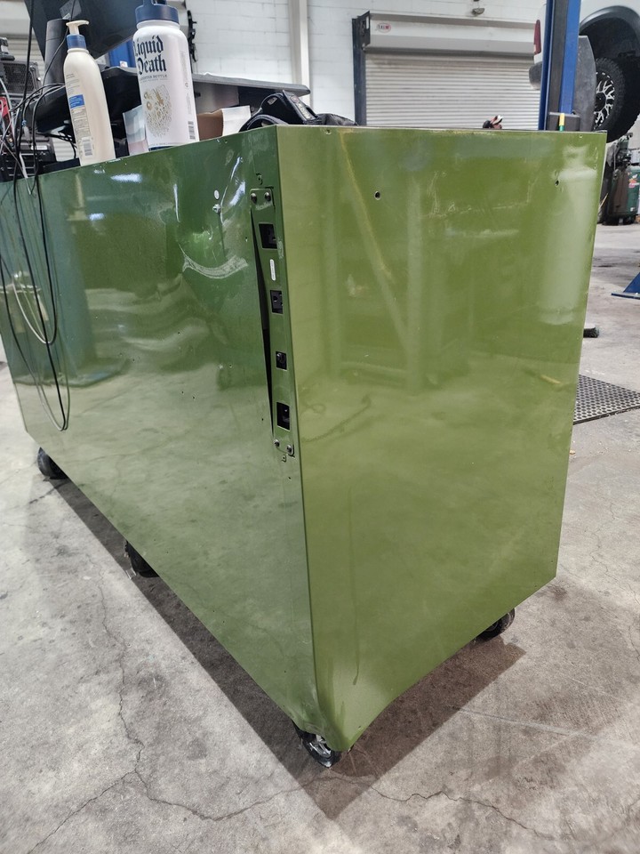 Matco 4s 79" Triple Bay Tool Box, Military Green And Matte Black. | eBay