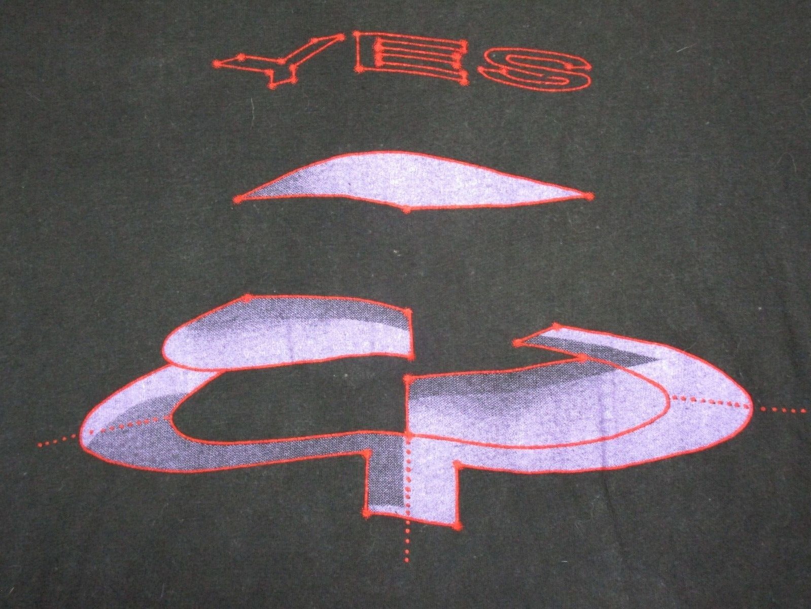 Vintage YES Band 1984 Tour T Shirt Double Sided Singl… - Gem