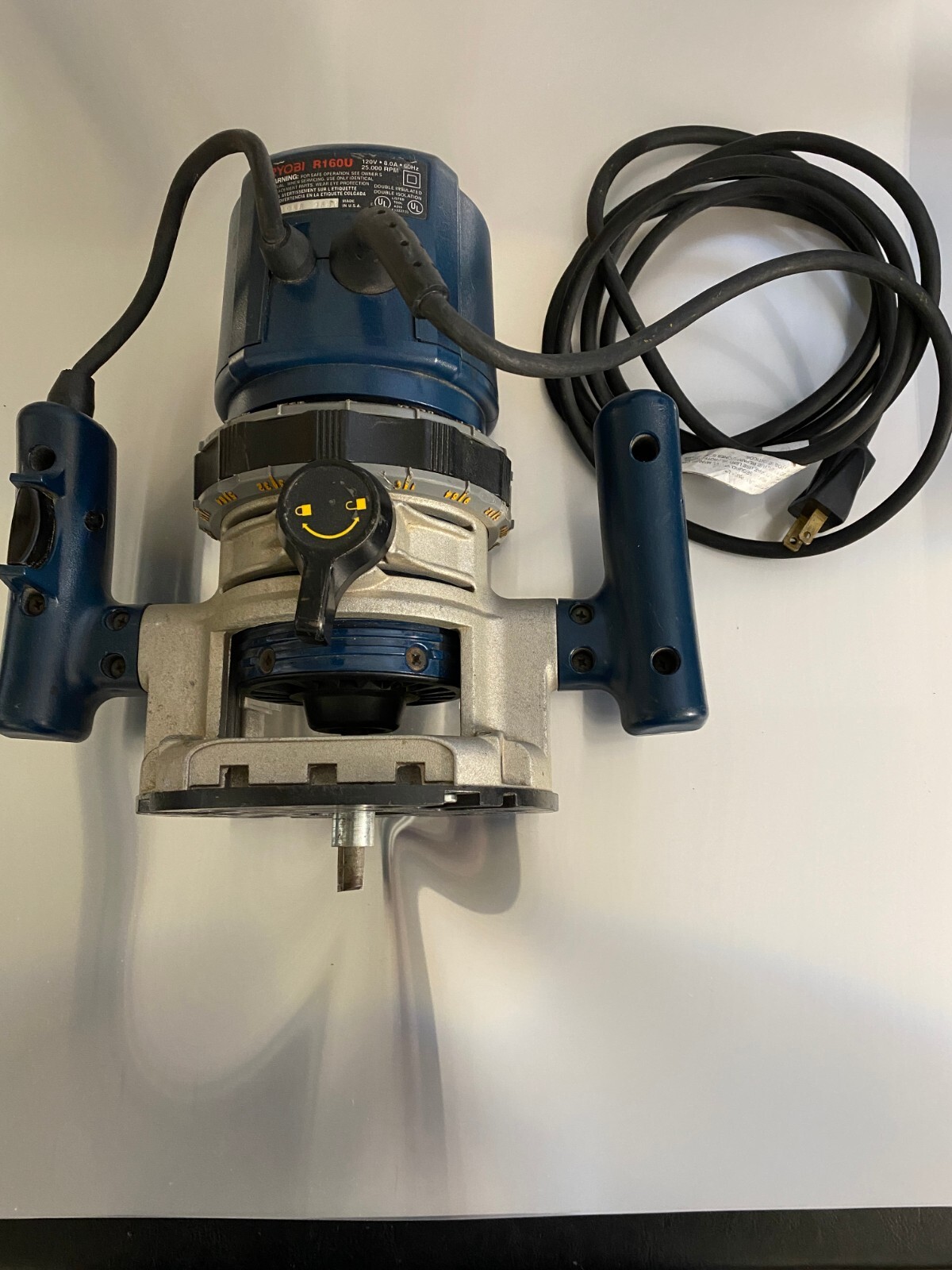 Ryobi R160 1 1/2 HP Router With Case - 25 000 RPM 8.0amp USA for sale ...