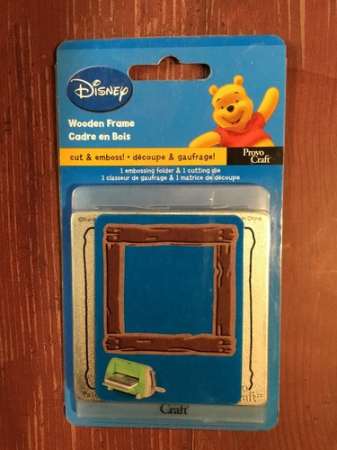 CUTTLEBUG DISNEY CUTTING DIE AND EMBOSSING FOLDER - WOODEN FRAME #37 ...