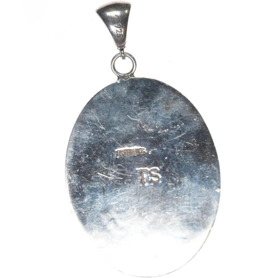 Tom Sam Navajo Sterling and turquoise pendant | eBay