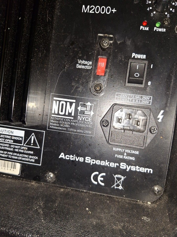 Edison M2000 Bluetooth Multi-Function Speaker Black 15" | eBay