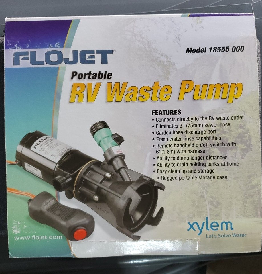 Flojet 18555000A 12 VDC Portable RV Waste Pump for sale online | eBay