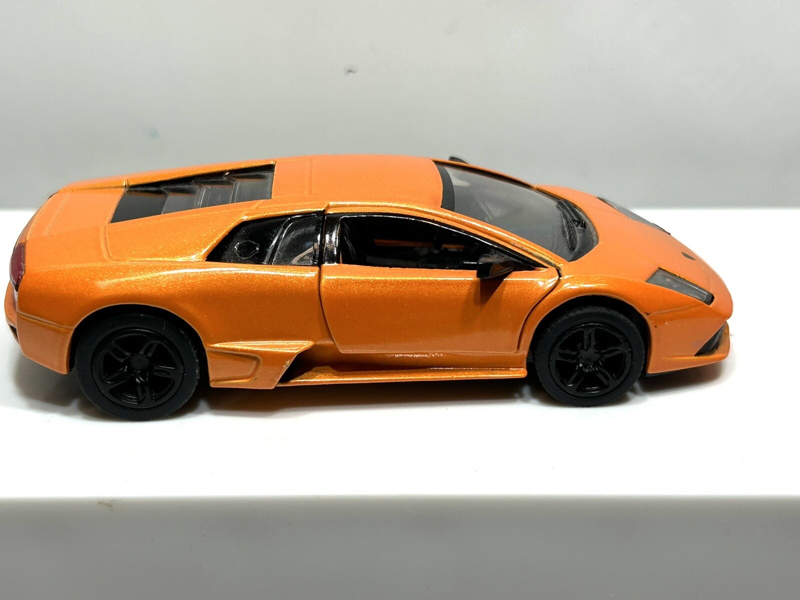 Kinsmart Orange Lamborghini Murcielago LP640 Diecast Car. 1/36 Scale ...