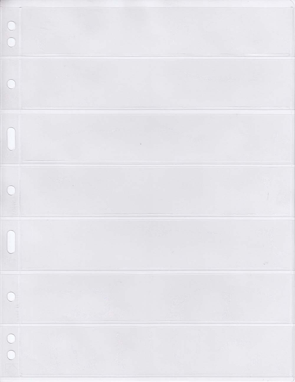 Lighthouse Vario 7C Stamp Stock Pages 7 Rows Pack of 5 Clear Free US ...