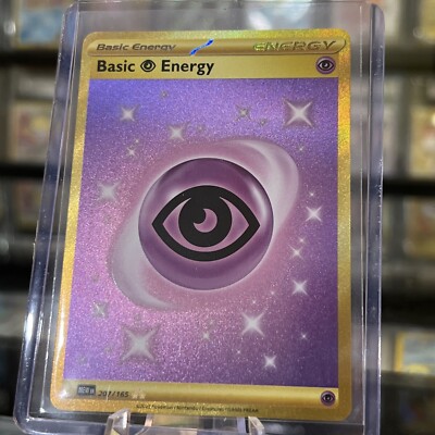 Psychic Basic Energy Hyper Rare 207/165 Pokémon TCG Scarlet & Violet ...