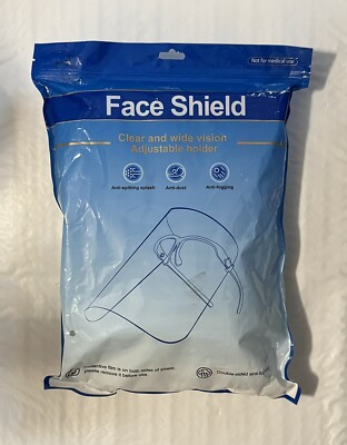 DISEN 40 PCS Safety Face Shield,Goggle Shield Wearing Glasses Face ...