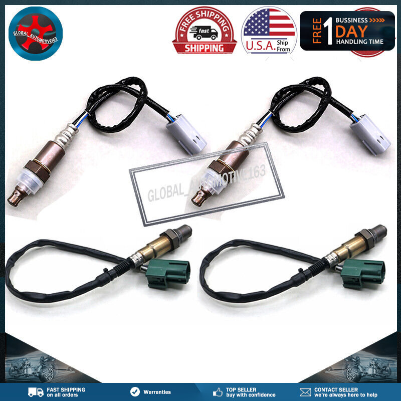 Set (4) Oxygen O2 Sensor For 2007 Nissan Titan 5.6L Upstream ...