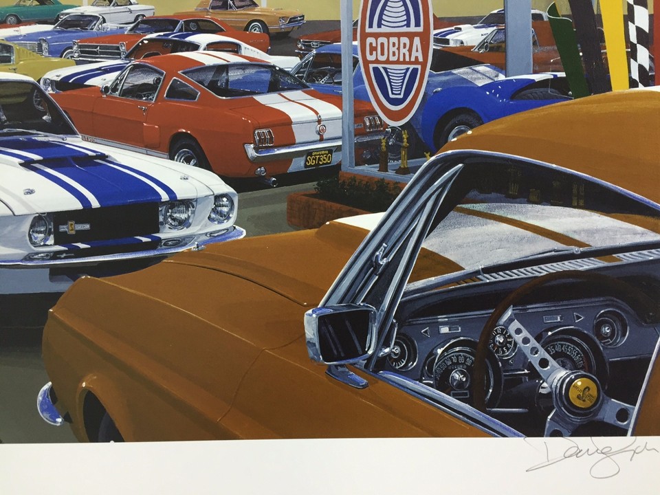 David Snyder "Mel Burns Ford" Mustang Super Snake Shelby Mach I Boss ...