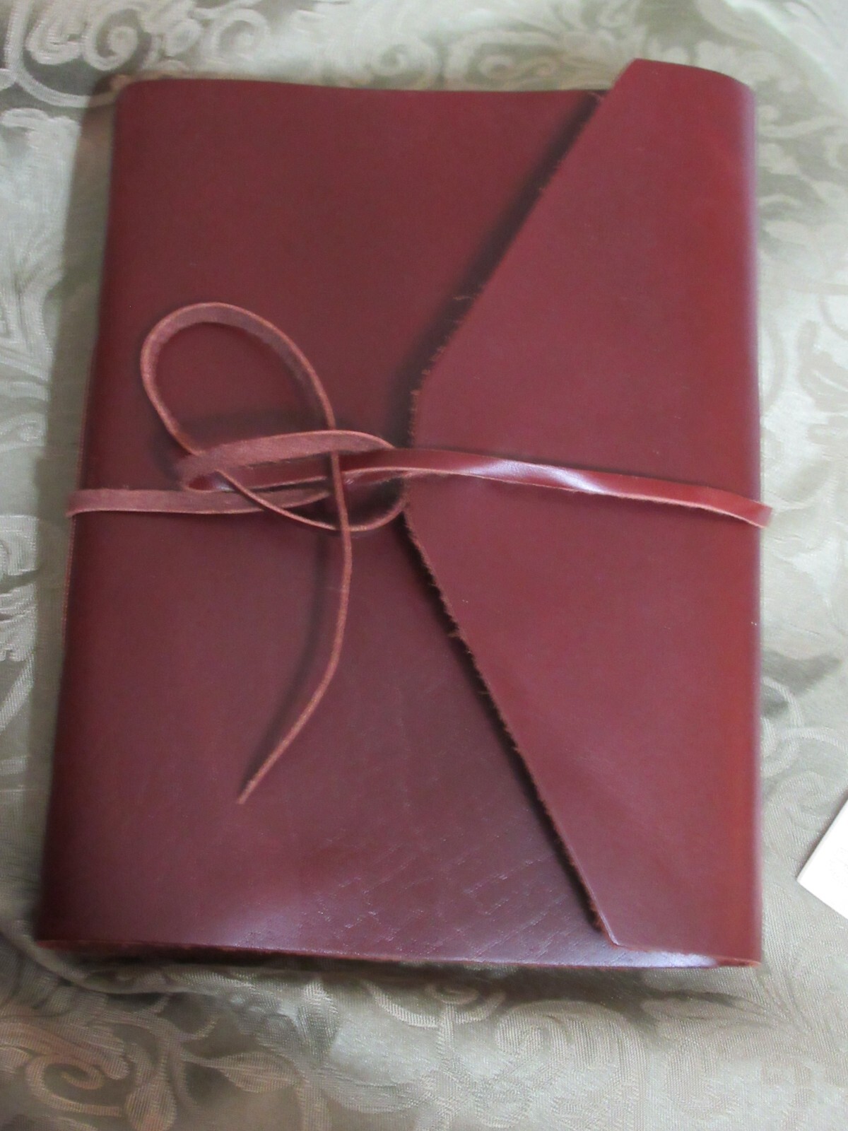 Barnes Noble Brown Leather Journal Flap & Strap Closure Blank Pages ...