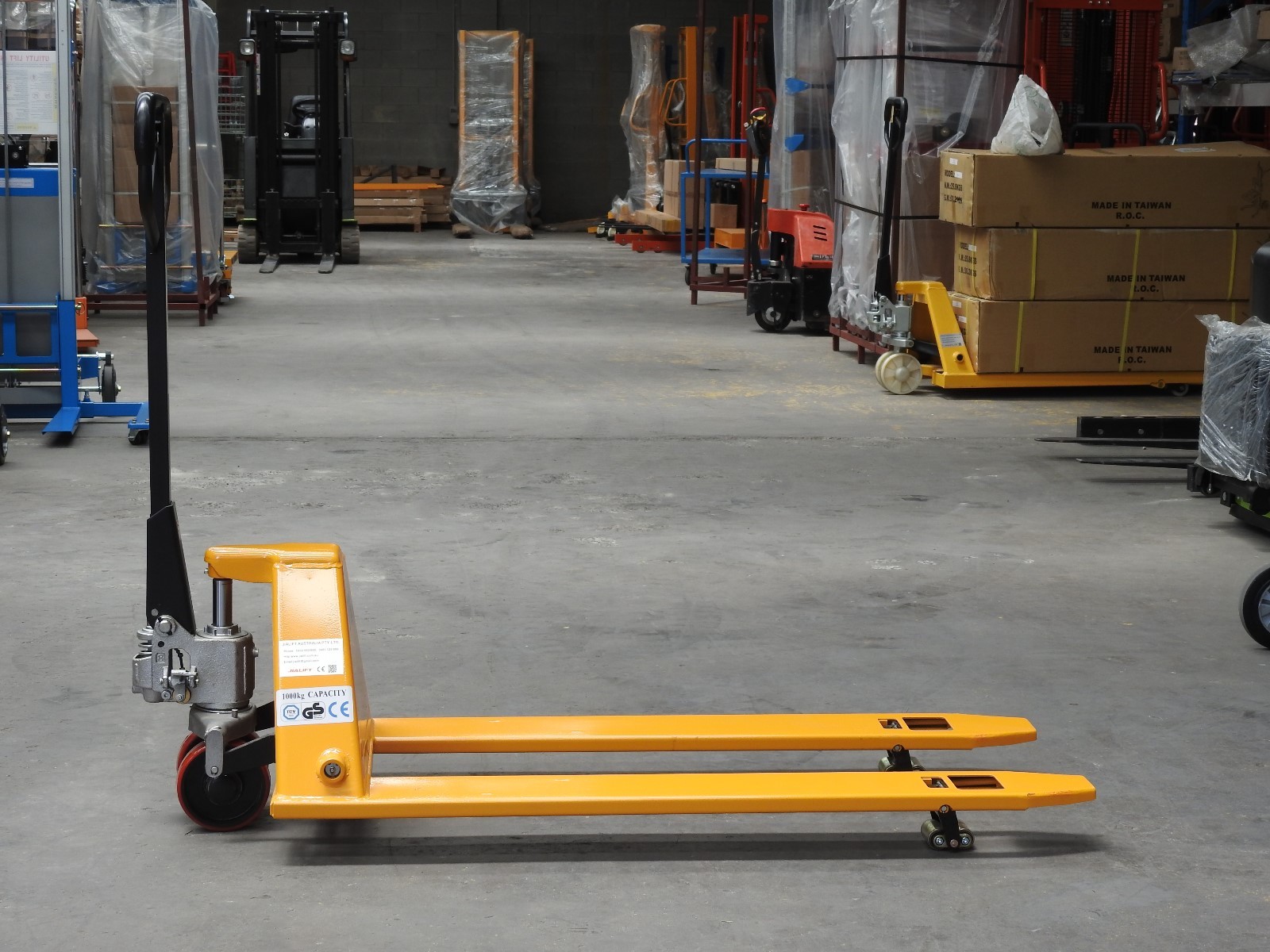 1T Super Low Pallet Jack Min-Fork Height 35mm low type pallet truck ...